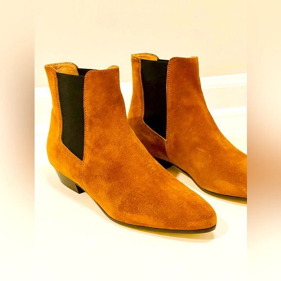 J. Crew | Shoes | J Crew Brown Suede Chelsea Boot | Poshmark